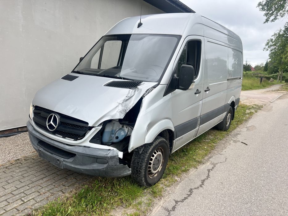Sprinter 906 H2L2 2.2 CDI 163 KM Uszkodzony ! Klimatyzacja ! Kamień ...