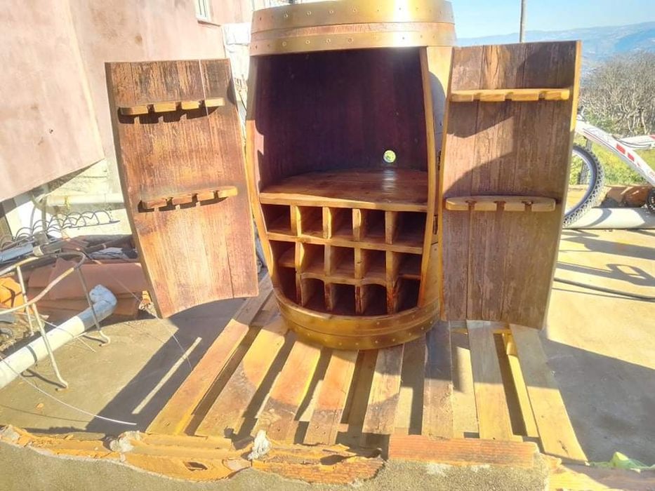 Pipos/Pipas/Barril/Barricas/Barris madeira carvalho francês/castanho Bougado (São Martinho E ...