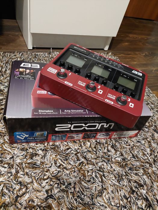 Zoom B3 Multiefekt/preamp Zwięczyca • OLX.pl