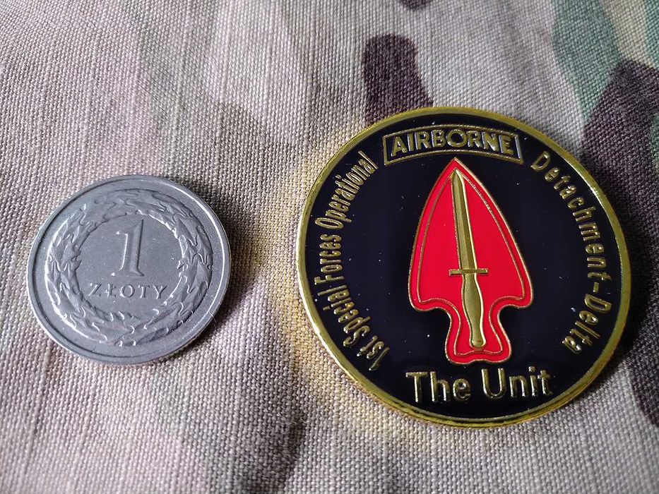 Challenge Coin Delta Force Gdańsk Kokoszki • OLX.pl