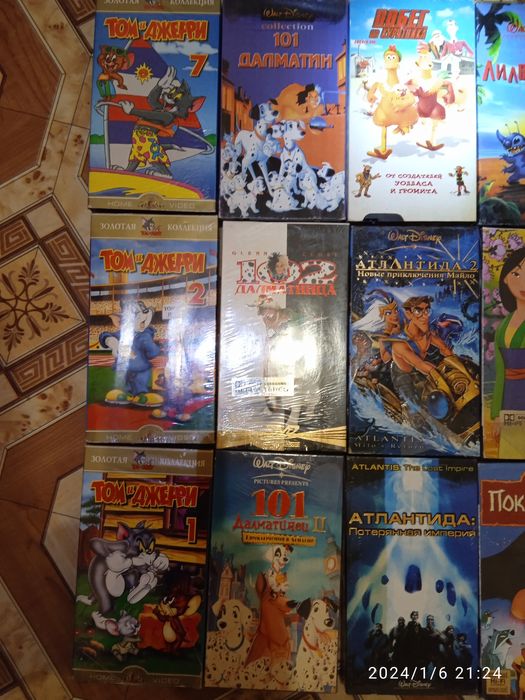 Коллекция Disney 16 мультфильмов на лицензионных кассетах: 40 грн. - CD ...