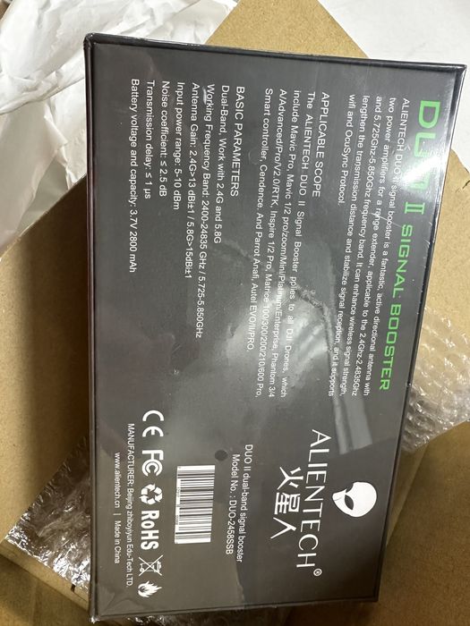 ALIENTECH DUO II 2.4G/5.8G Dual-band Signal Booster Antenna for DJI: 23 ...