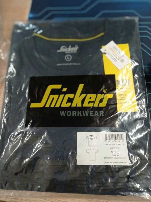 Koszulka Snickers 2590 Logo- Granatowa Maków Podhalański • OLX.pl