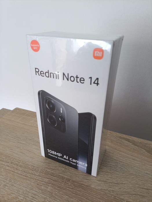 Nowy telefon Redmi Note 14 NFC Midnight Black 8GB 256GB F Góra • OLX.pl