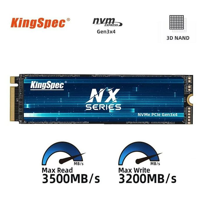 SSD M.2 2280 NX 1TB KingSpec (NVMe PCIe 3.0 x4, MAP1202, 3D NAND TLC): 2 182 грн. - Запчастини ...