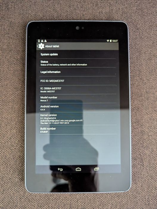 Планшет Asus Nexus 7: 500 грн. - Планшетні комп'ютери Житомир на Olx