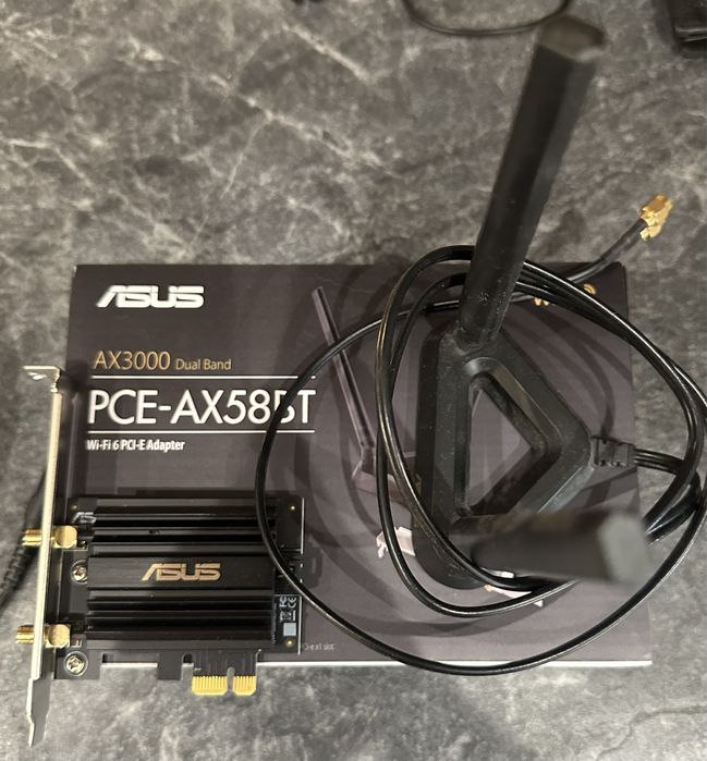 Asus PCE-AX58BT karta wewnętrzna sieciowa wifi pci Szczecin Niebuszewo ...
