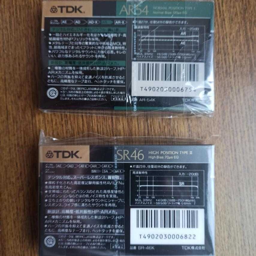 Аудиокассета TDK AR 54/ TDK SR 46: 1 200 грн. - Інша аудіотехніка ...