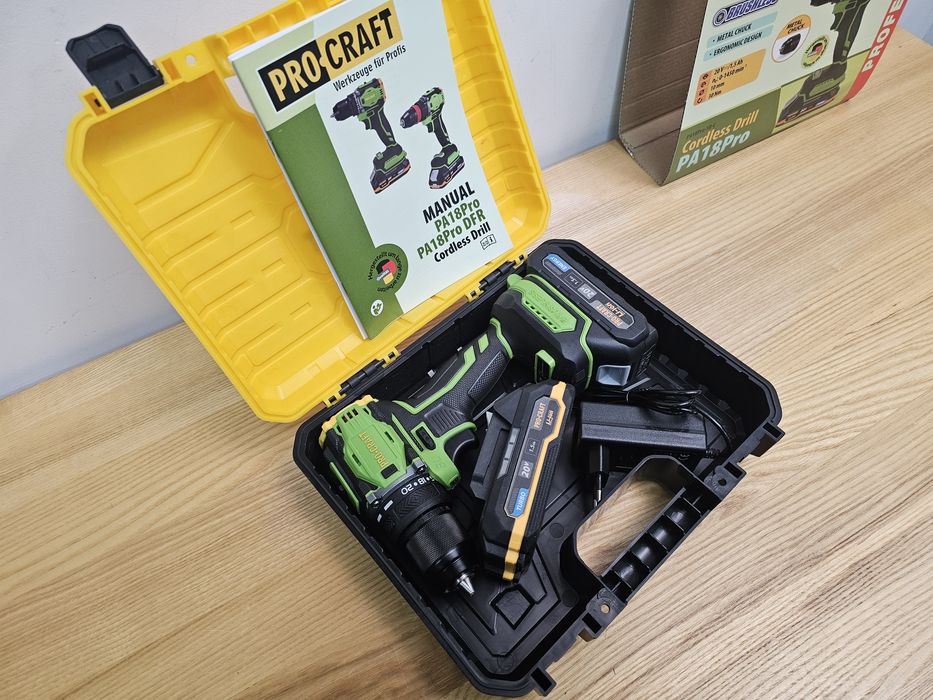 2шт Акб Шуруповерт ProCraft PA18Pro Бесщеточный Гарантия 36мес +Кейс: 1 995 грн ...