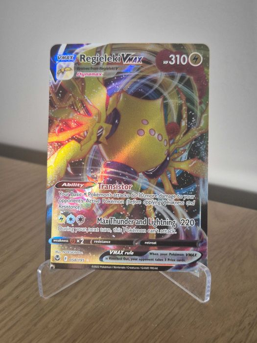 Karta Pokemon TCG: Regieleki VMAX (SIT 058) Gostyń • OLX.pl