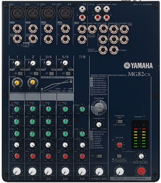 YAMAHA MG82CX НОВИЙ у НАЯВНОСТІ мікшер, мікшерний пульт з ефектами: 5 ...