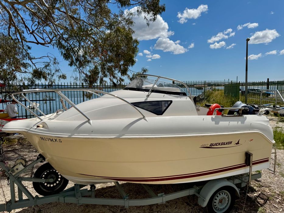 Barco Quicksilver 460 Cabin, Tohatsu 50hp 4T MFS, GPS/Sonda + Reboque ...