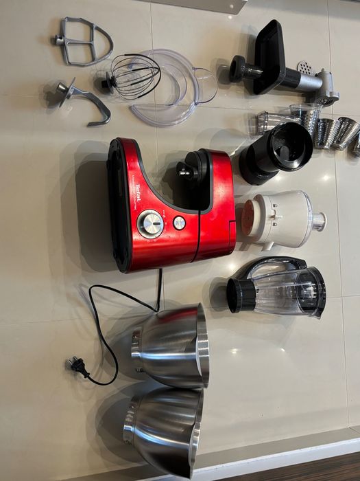 Mikser, Robot Planetarny, Tefal, Masterchef Gourmet czerwony, Piaseczno ...