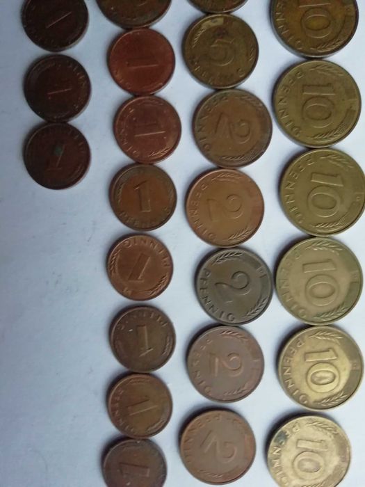 Stare monety z dawnego NRD i RFN Zielona Góra • OLX.pl