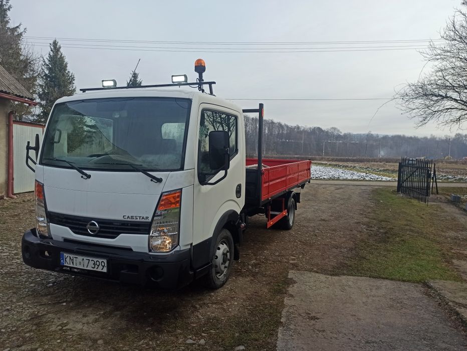Nissan cabstar wywrotka kiper 3 stronny!!hak 3.5t (iveco daily mascott Stróże • OLX.pl