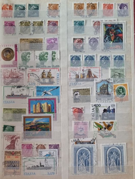 Znaczki filatelistyka pocztowe różne zbiór kolekcja zabytkowe Chełm ...