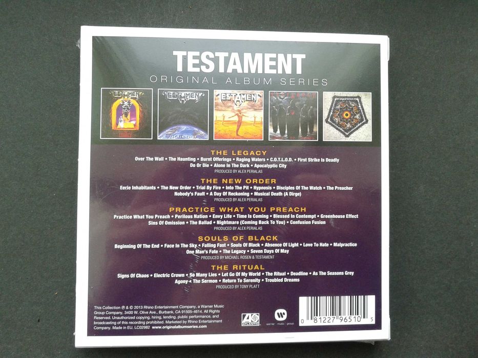 Testament (8CD) оригинальные диски: 500 грн. - CD / DVD / Платівки ...