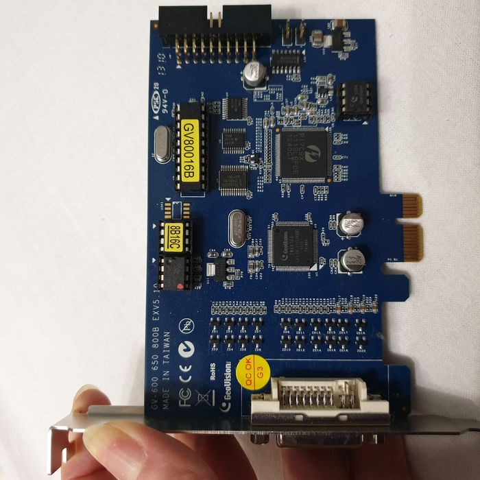 Плата вІдеозахвату GeoVision GV-600 650 800B EXV5.10: 298 грн ...