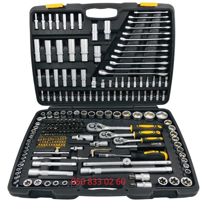 Набір інструментів Vorel 216 шт набор инструментов Yato ключи Польща !: 3 249 грн. - Ручний ...