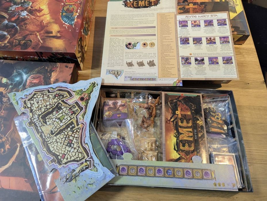 Gra planszowa Kemet + Seth + Ta-Seti + Krew i Piasek PL Szczecin ...