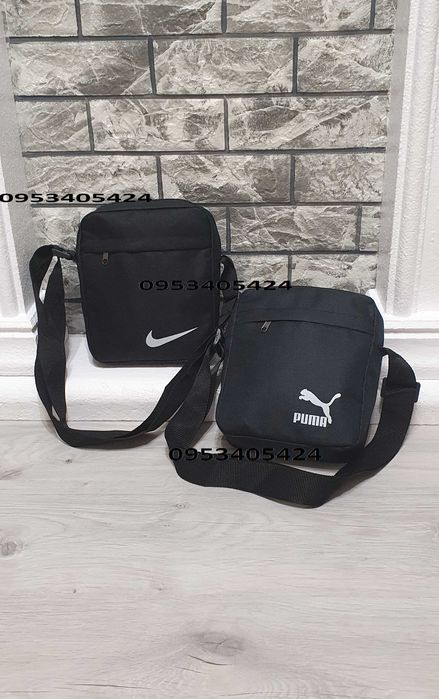 Сумка мужская через плечо спортивная Nike Reebok Puma Adidas барсетка ...
