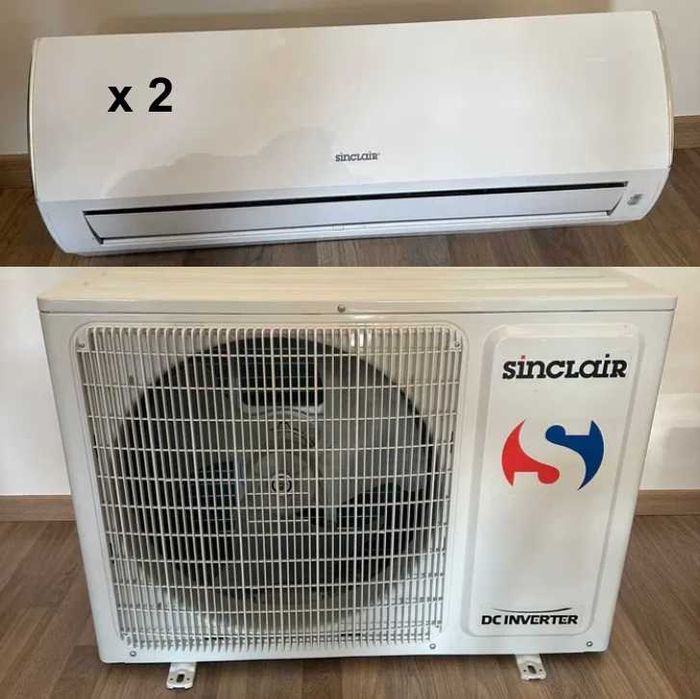 Klimatyzator Sinclair jednostka zewnętrzna, 2 jednostki wewnętrzne Warszawa Śródmieście • OLX.pl