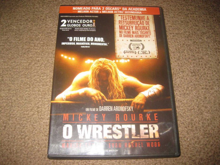 DVD "O Wrestler" com Mickey Rourke Trofa • OLX Portugal