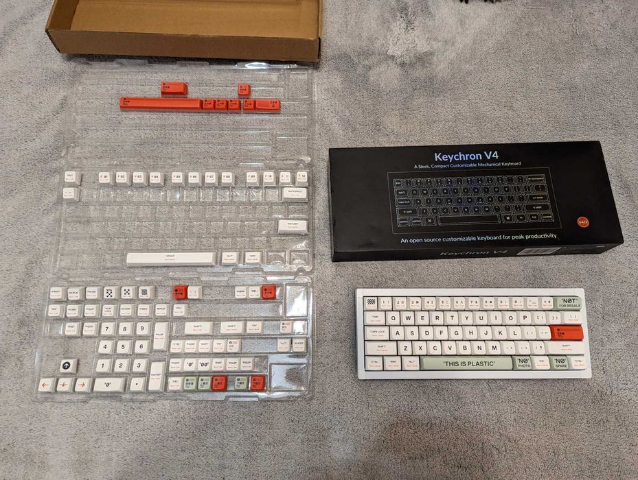 Клавіатура Keychron V4 QMK DUROCK T1 Tactile+DUROCK Stabilizer V2: 3 600 грн. - Периферійні ...