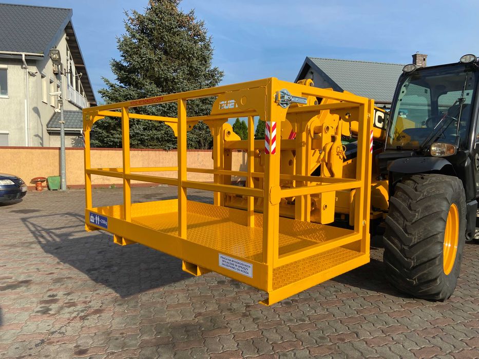 Kosz roboczy 215 cm+Udzwig 250 KG+Nowy+Drzwi boczne+Manitou,Merlo,Cat ...