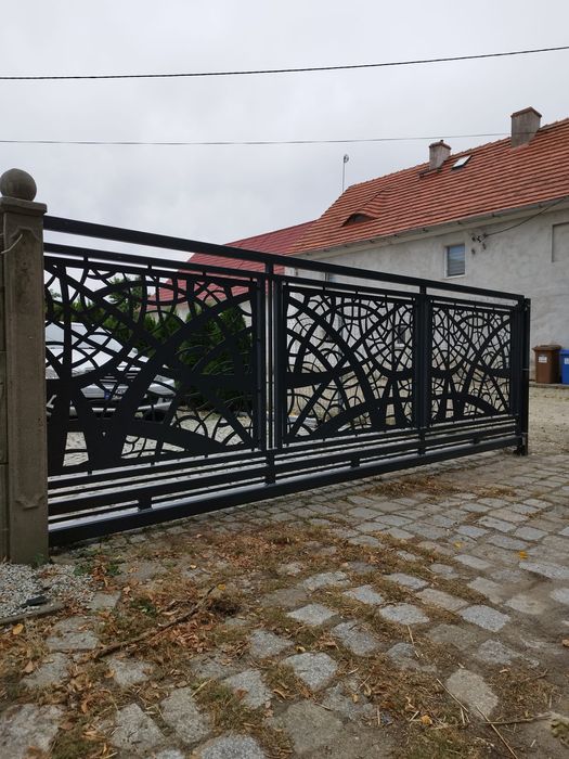 Brama przesuwna 5m. Brama wjazdowa. Producent Udanin • OLX.pl