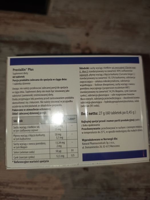 Prostaxin Plus 60 tabletek suplement diety Jelenia Góra Zabobrze • OLX.pl