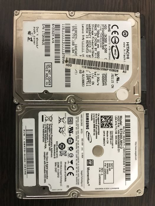 Жорсткий диск 2,5" 500Gb HDD 2.5" 500GB до ноутбука: 250 грн ...