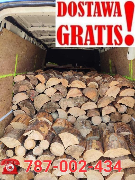 Układane drewno kominkowe opałowe Dąb Buk Wiąz Jesion Brzoza Olcha Sos Kiekrz • OLX.pl