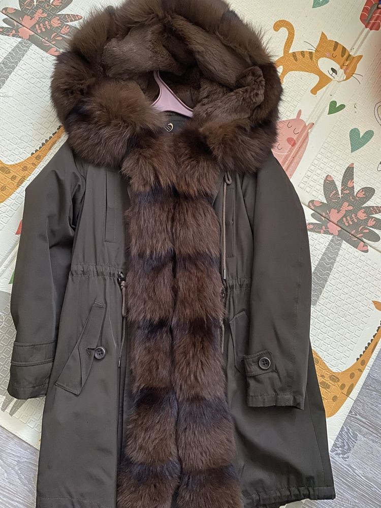 Парка з хутром. Куртка з хутром. Зимова курка. Зимова парка.: 2 900 грн ...