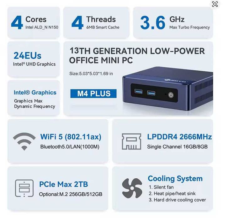 REZERWACJA minipc soyo m4 plus N150 Kraków Krowodrza • OLX.pl