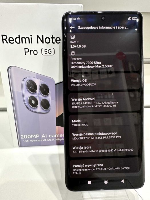 Redmi Note 14 Pro 5G | 8/256GB | Midnight Black | GW-07.2027 Zawiercie ...