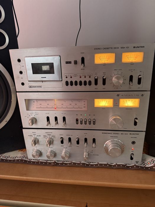 Zestaw stero Unitra plus kolumny altus 140 Daleszyce • OLX.pl