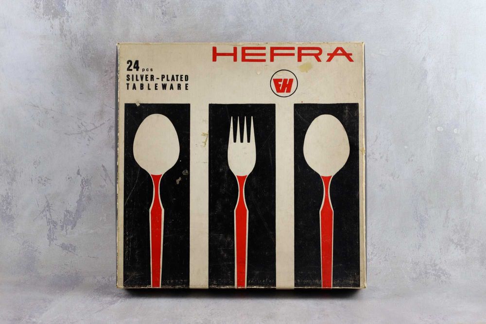 Hefra wzór wschodni zestaw sztućce posrebrzane MET-60 24 elementy ...