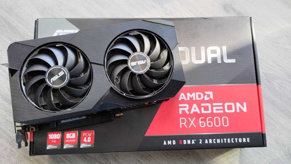 Видеокарта ASUS Radeon RX 6600 8Gb DUAL: 7 800 грн. - Комплектуючі та аксесуари Запоріжжя на Olx