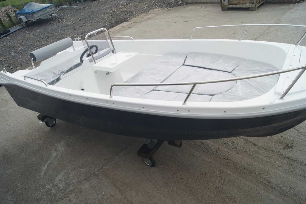 NOWA łódź MOTOROWA SCALAR 450 Granatowa okazja Iława • OLX.pl