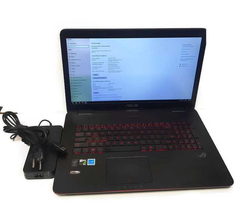 Laptop gamingowy ASUS ROG G771J i7 16gb 256gb SSD GTX 960M Bydgoszcz • OLX.pl