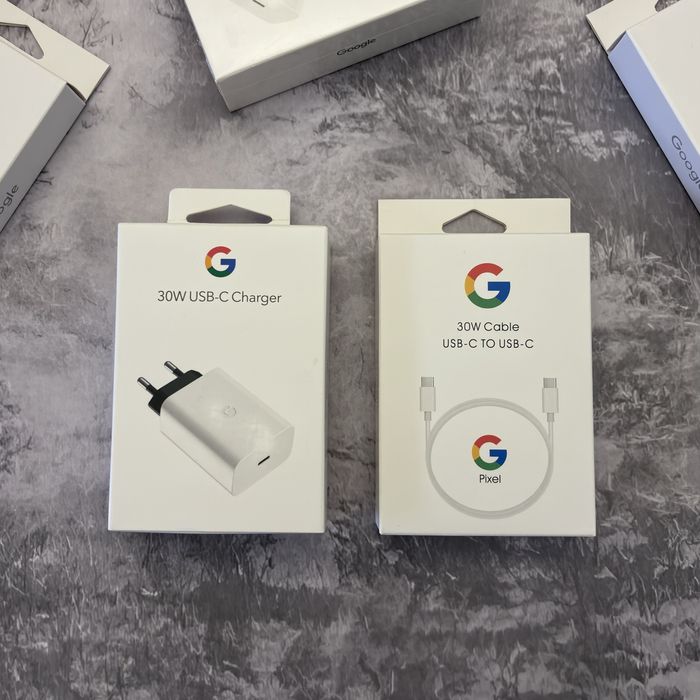Комплект Быстрая зарядка Блок Google Pixel 30W + Кабель type c: 590 грн ...