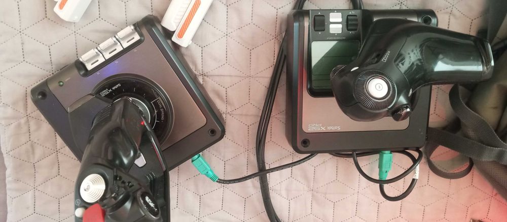 Joystick symulator saitek 2 x 20kg obciążenie Gdańsk Przymorze Wielkie ...