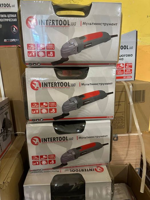 Мультиинструмент реноватор 300Вт 15000-22000 ход/мин INTERTOOL DT-0523: 1 540 грн ...