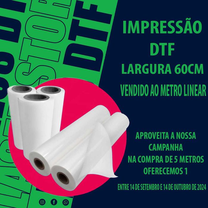 Impressão DTF 58cm Alvalade • OLX.pt