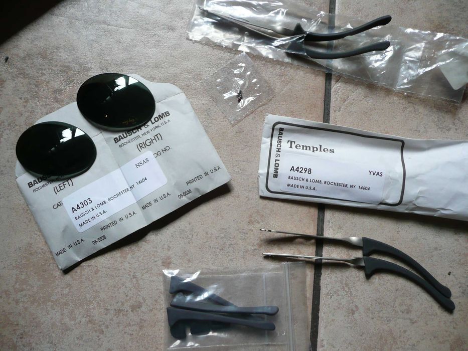 Ray ban orbs części do okularów bausch lomb usa zauszniki noski szkła ...