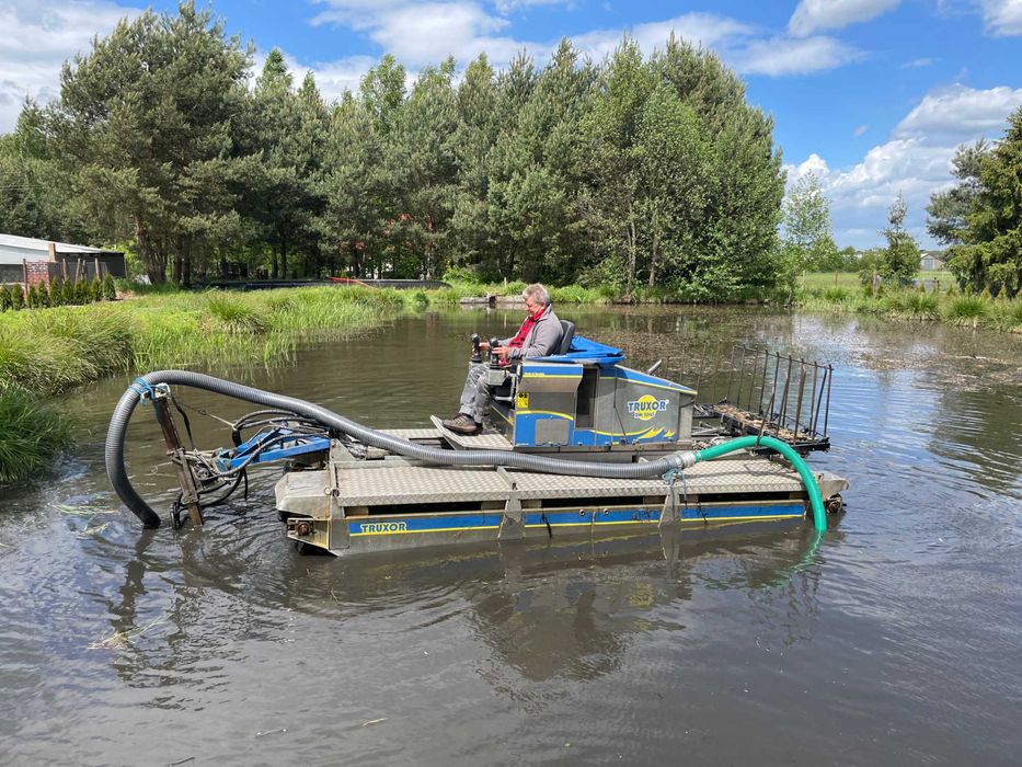 Amfibia pływająca odmulanie, czyszczenie stawów, koszenie trzcin ...