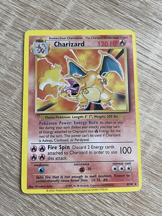 Karta Pokemon Charizard Stage 2, 120 HP Wrocław Krzyki • OLX.pl