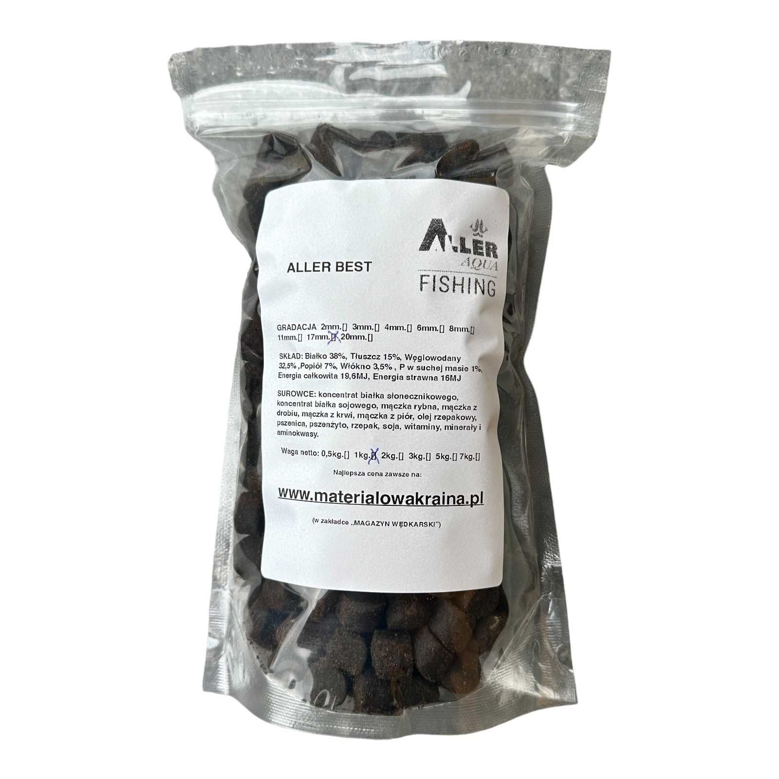 PELLET Zanętowy Karpiowy Aller Aqua BEST 17mm. doypack 1kg. Chojnów ... PELLET Zanętowy Karpiowy Aller Aqua BEST 17mm. doypack 1kg. Chojnów ...