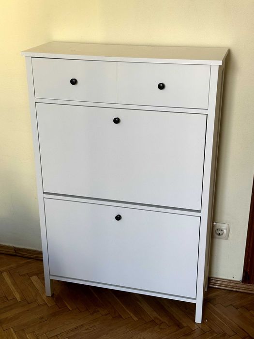 Шафа для взуття TERPET 2 біла JUSK: 4 650 грн. - Меблі для передпокою ...